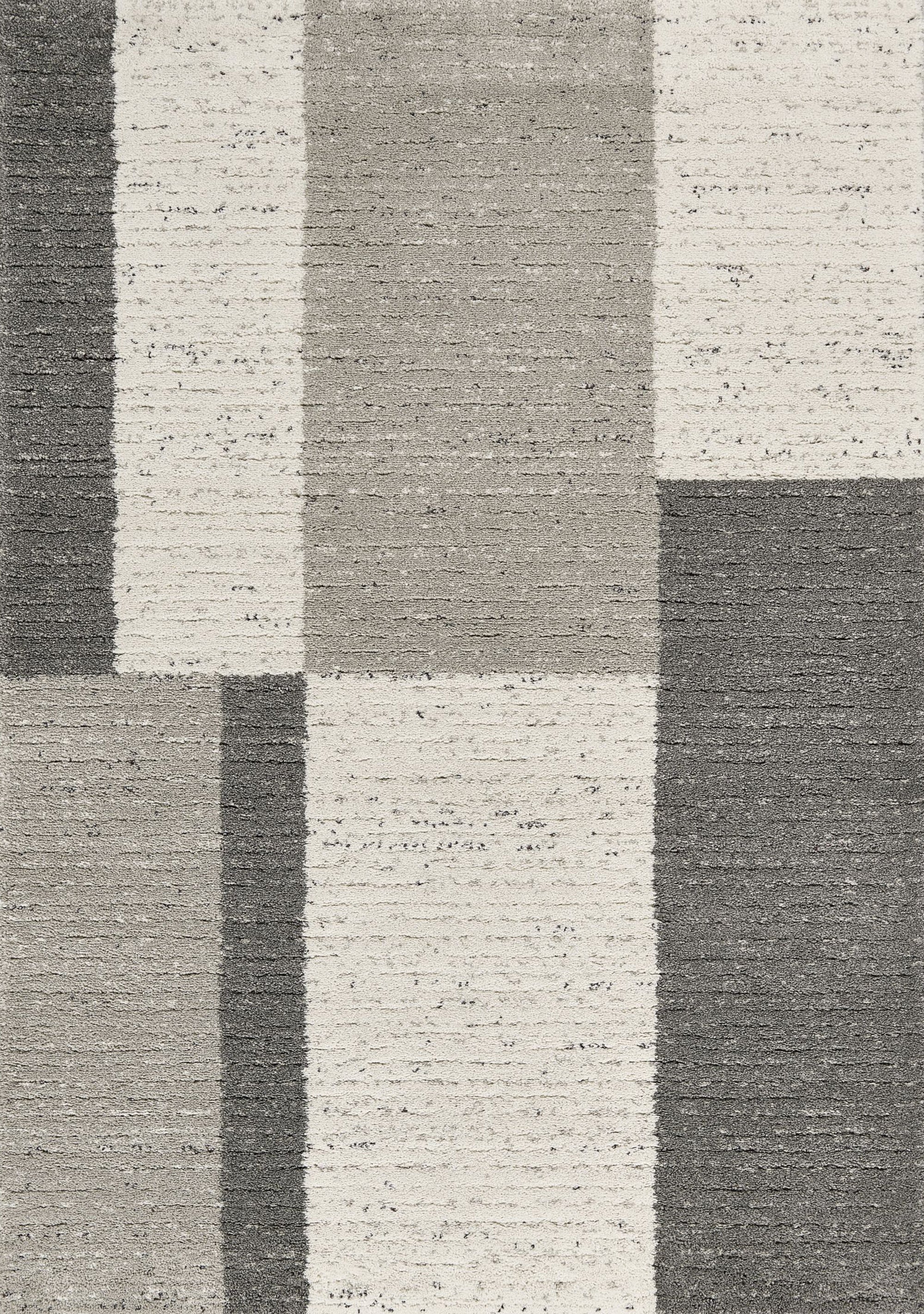 Ravine Cream Grey Rectangles Rug by Kalora Interiors | Rug Love
