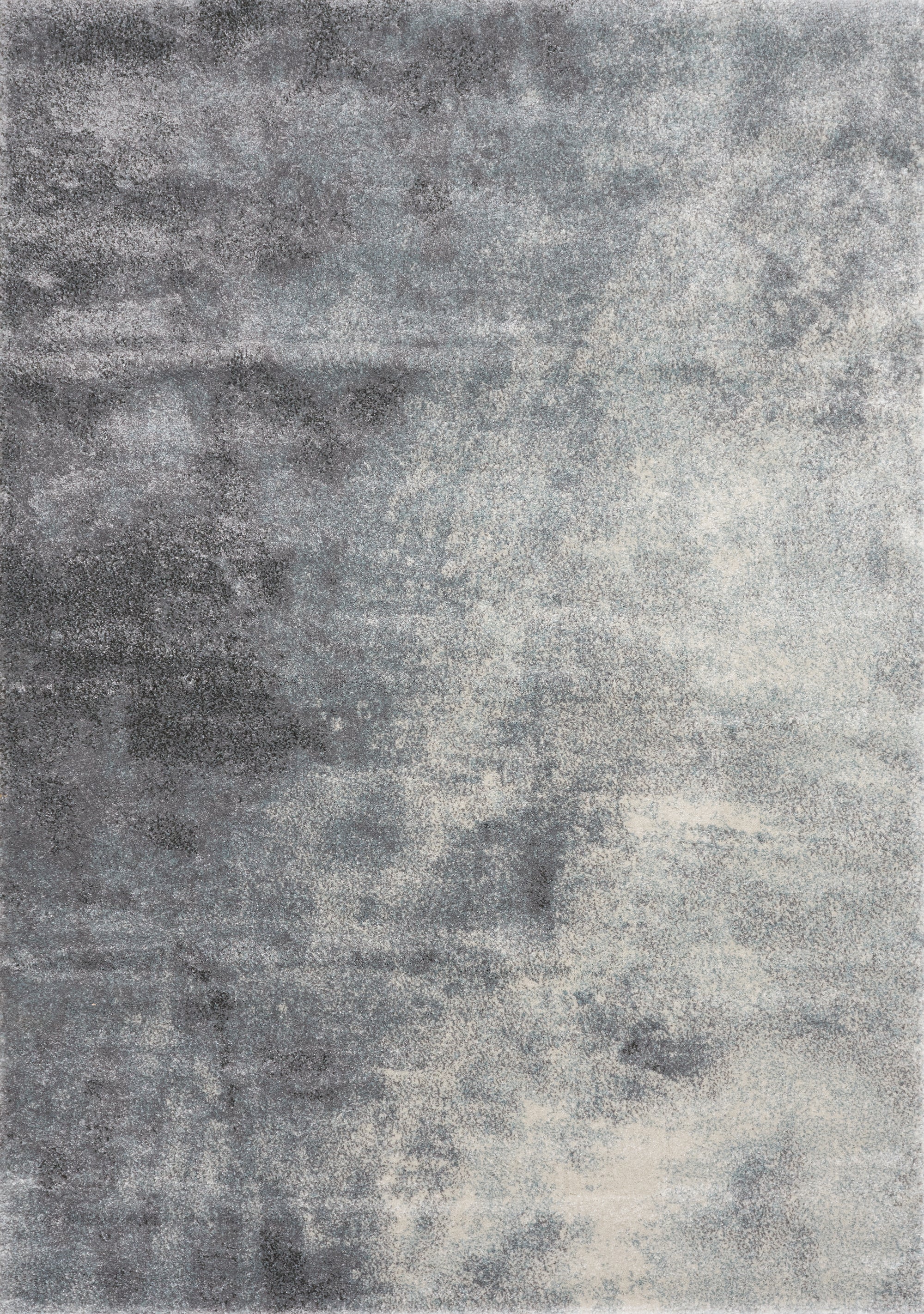Breeze Grey Cream Blue Distressed Rug by Kalora Interiors | Rug Love